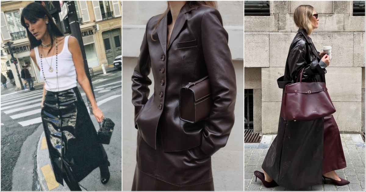 Odjevni komadi od kože: najbolji modeli iz kolekcija za 2025.